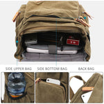 Men's Large Canvas Travel Backpack - High Quality Material — More than ...