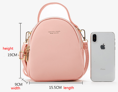 Women's Soft Faux-Leather Mini Backpack — More than a backpack